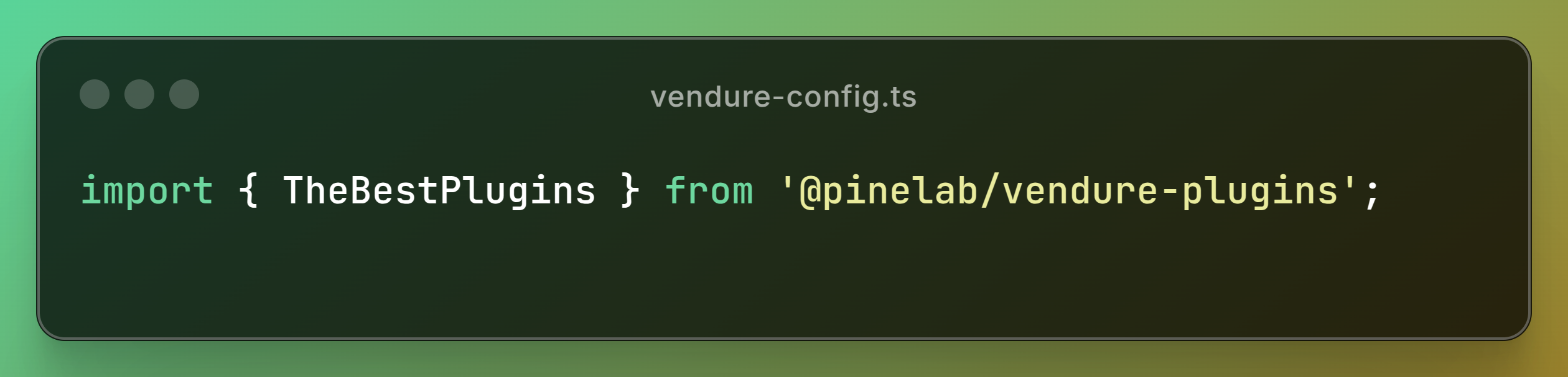 Pinelab Vendure Plugins - Pinelab Plugins